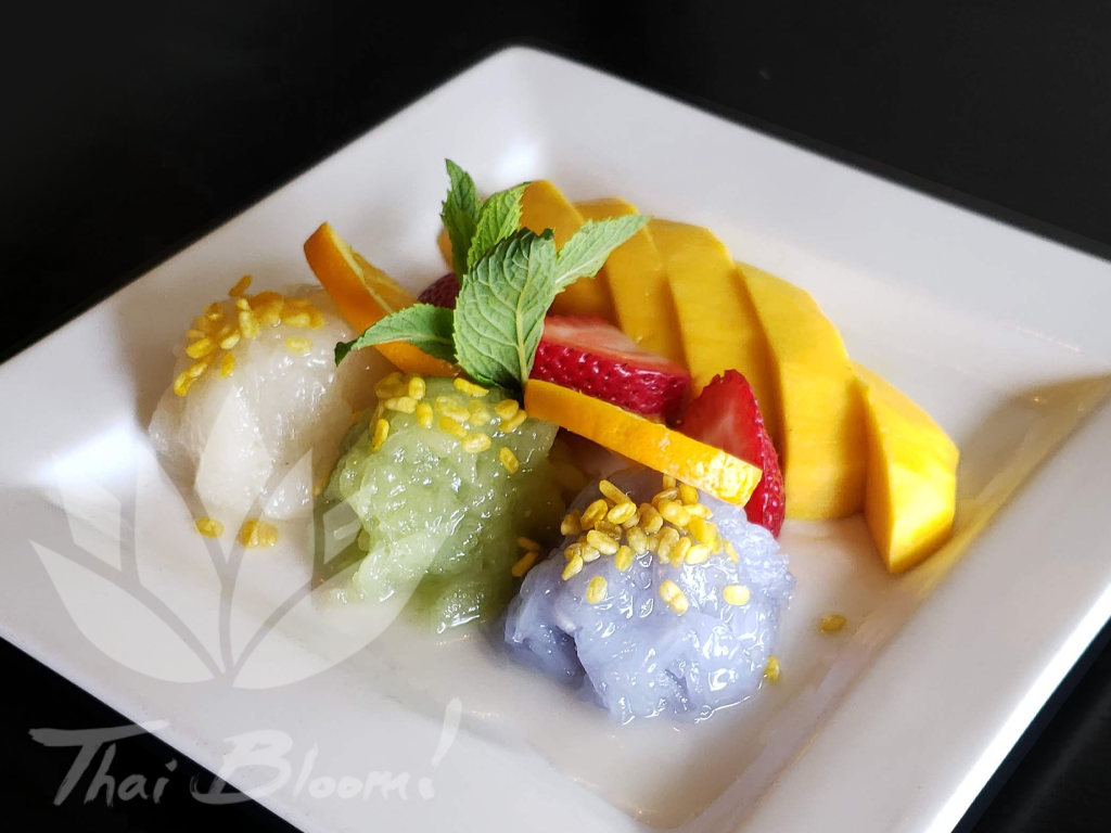 Noble Three-Color Sweet Sticky Rice & Mango - Thai Bloom!